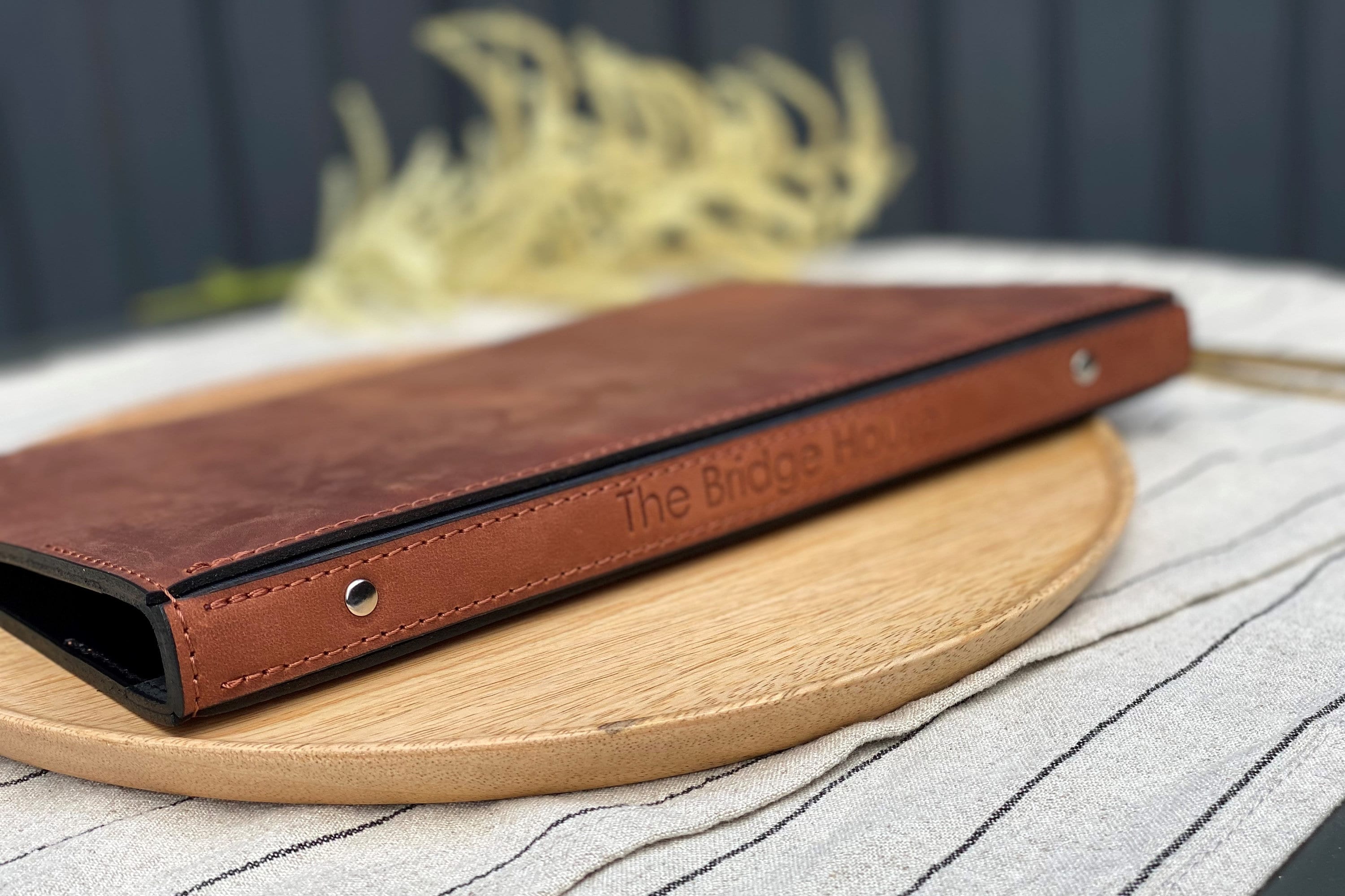 Leather Menu Folder Leather Menu A5 A4 Leather Menu Cover - Etsy