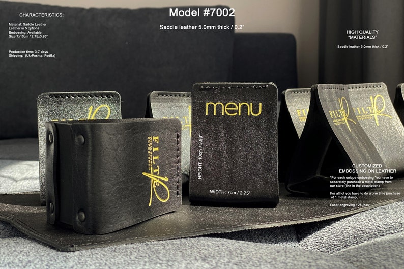 QR Code Menu Sign Scan to View Menu Cafe Sign Leather Menu - Etsy