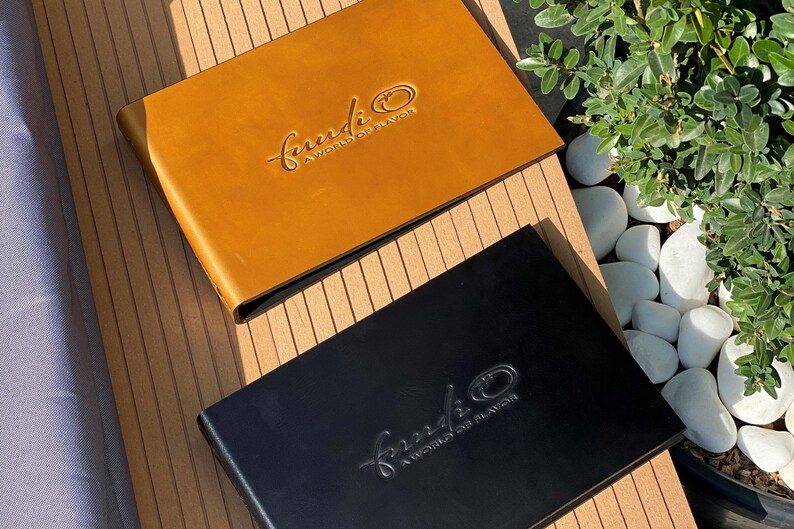 Leather Menu A4 A5 With Ring Binder Mechanism Leather Menu - Etsy