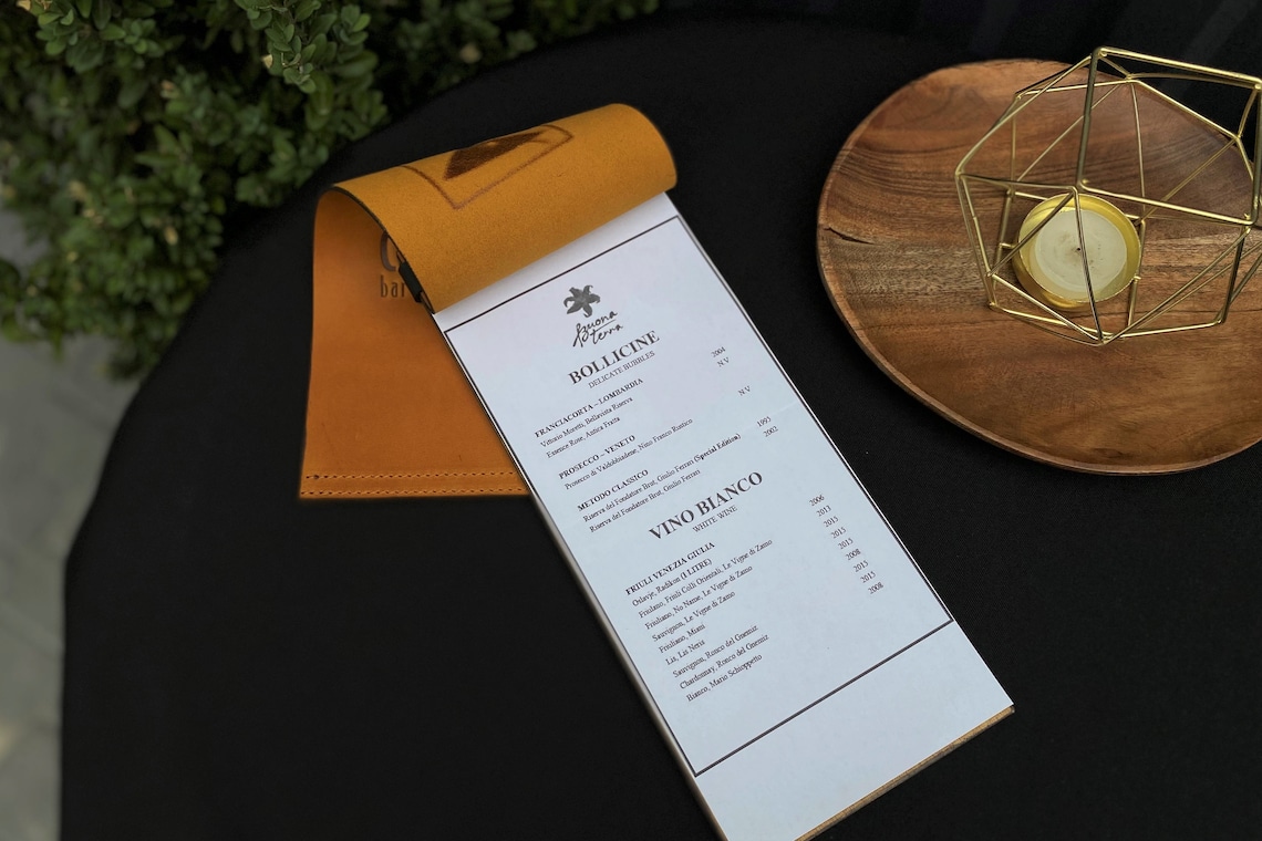 Menu-folder for Wine List Menu Holder Restaurant Menu - Etsy