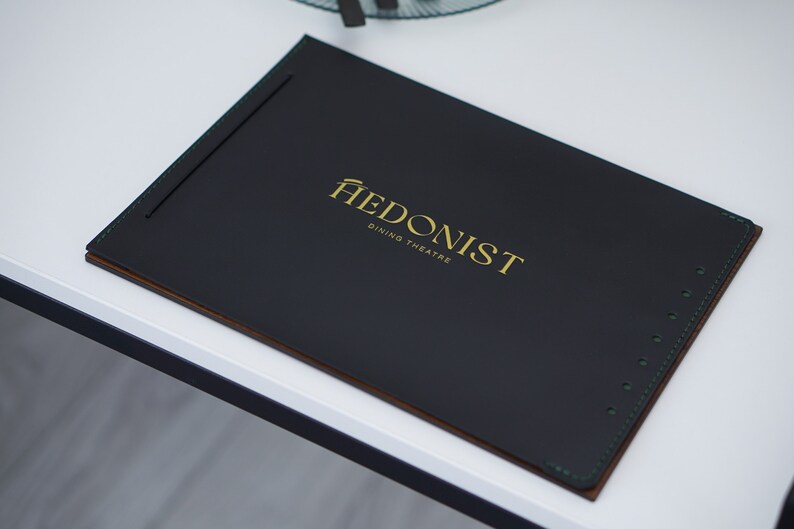 Menu Folder for A4 and US Letter Sheets Elegant Ashwood and - Etsy