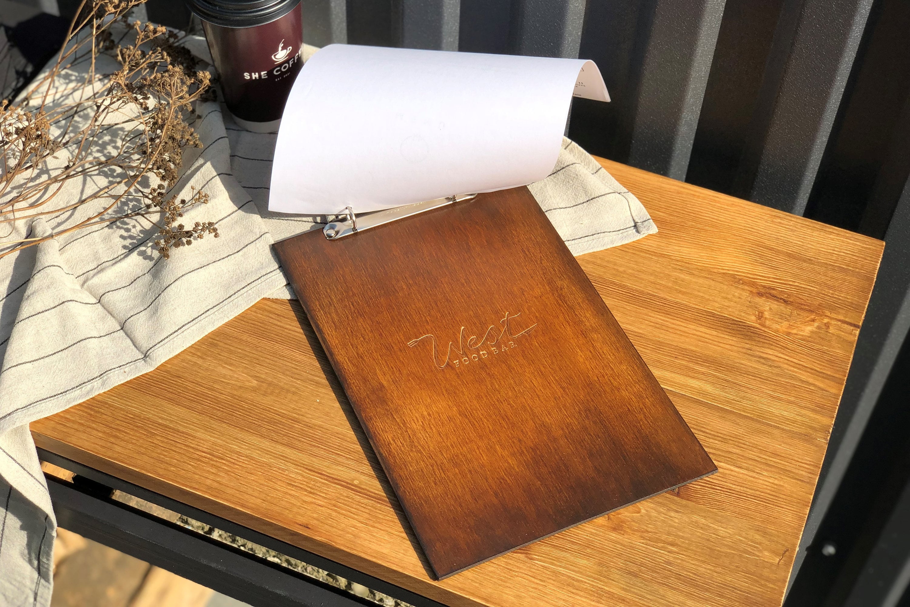 Menu Folder Leather Menu A4 A5 Leather Menu Cover Custom - Etsy Australia