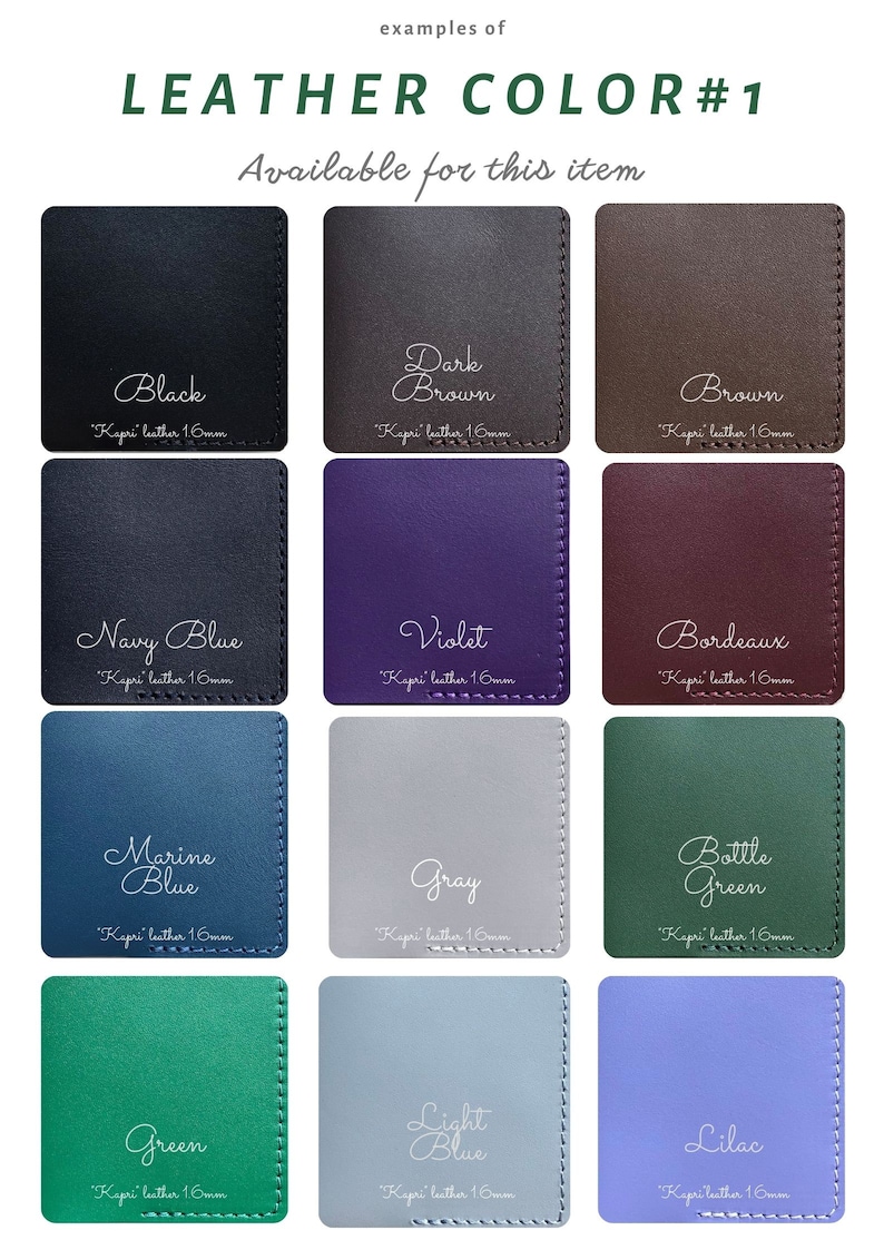 Menu Folder Leather Menu A4 A5 Leather Menu Cover Custom - Etsy