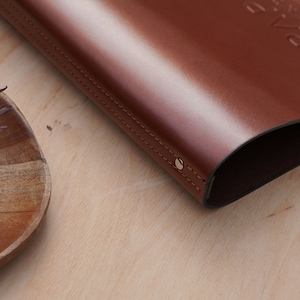 A4 Leather Menu With Ring Binder Mechanism Leather Menu Cover Custom ...