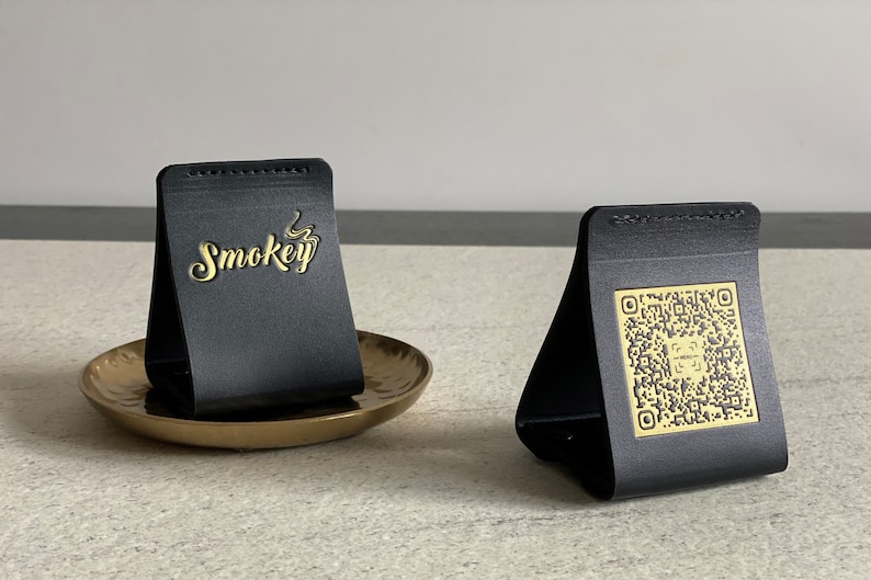 QR Code Menu Sign Scan to View Menu Cafe Sign Leather Menu - Etsy UK