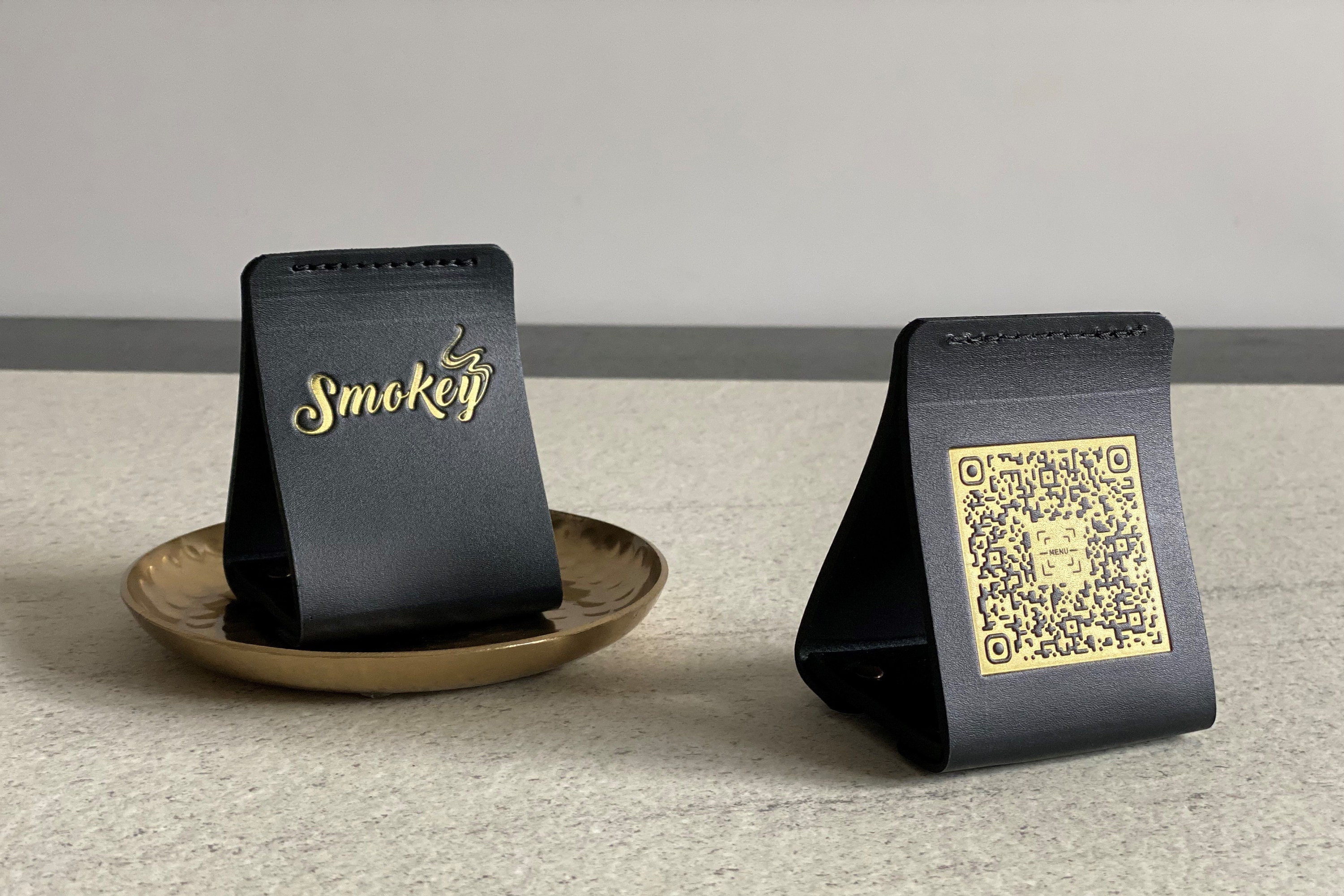 QR Code Menu Sign Scan to View Menu Cafe Sign Leather Menu - Etsy Australia