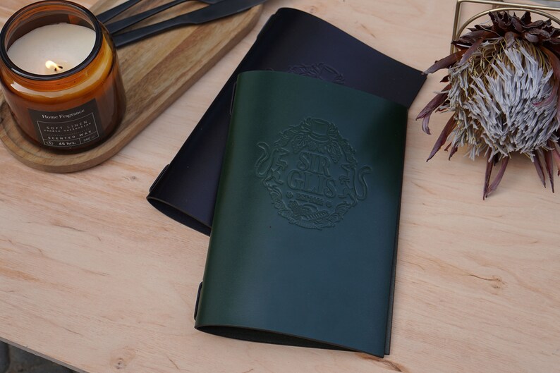 Leather Menu A4-A5 Menu Holder With Embosing Restaurant Menu - Etsy