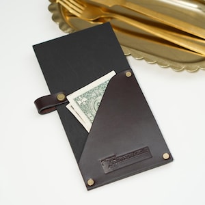 Wood Check Presenter, Restaurant Checks, Personalized Serving Booklet ...