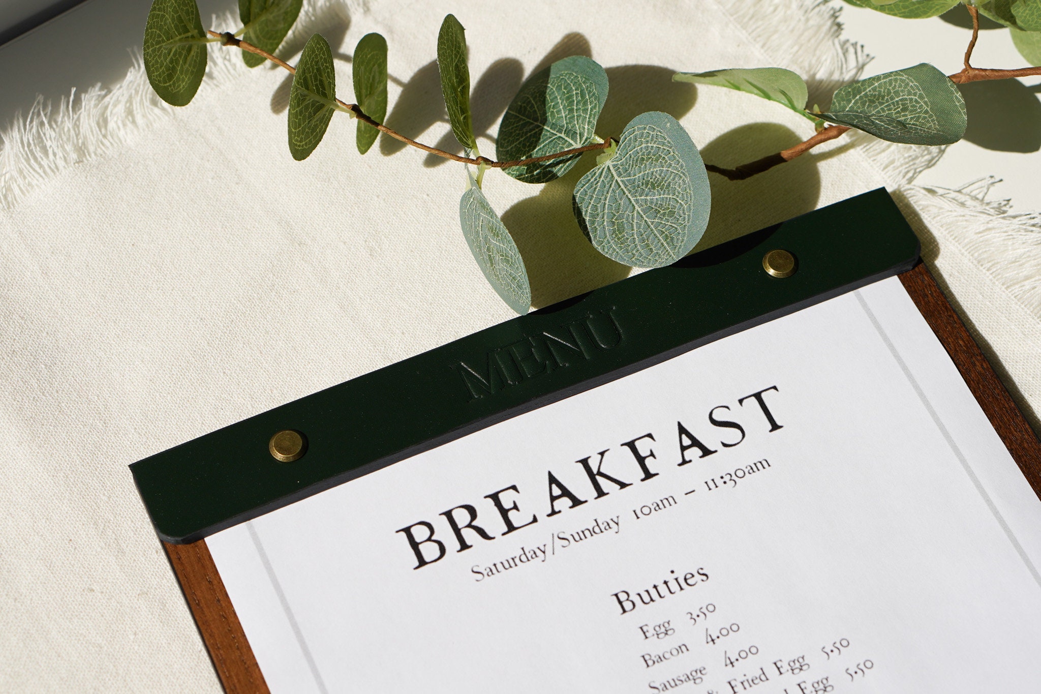 Ashwood Menu Board Menu Folder Letter Size Menu Board A4 - Etsy Australia