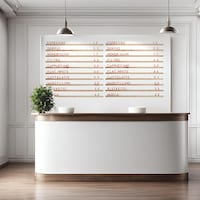 Wall Menu Board, Customizable Wall Menu With Changeable Letters and ...
