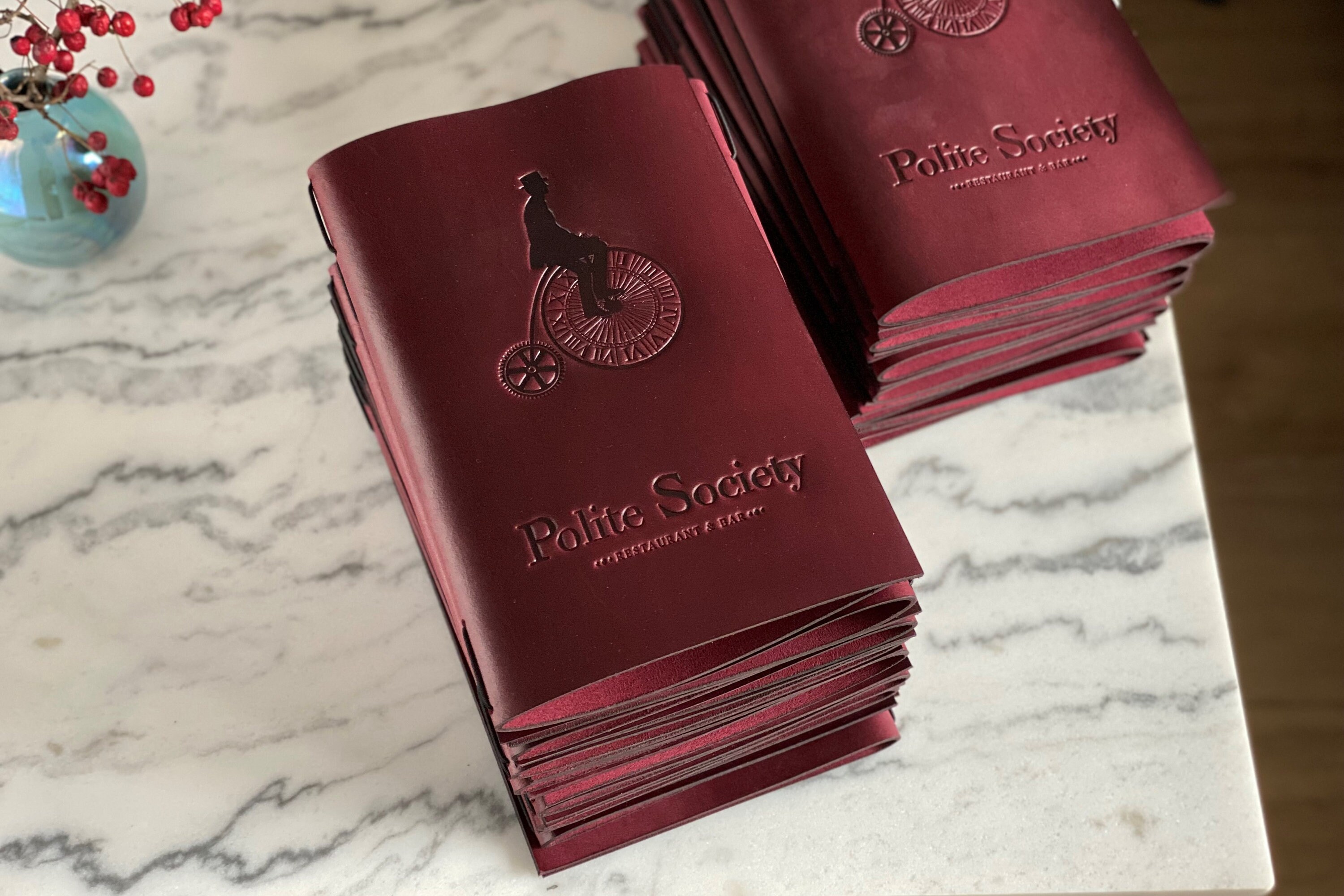 Leather Menu A4-A5 Menu Holder With Embosing Restaurant Menu - Etsy ...