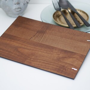 Menu Folder for A4 and US Letter Sheets, Elegant Ashwood and Leather ...