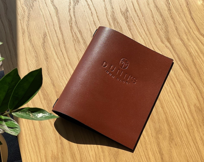 Leather Menu Folder A4/A5, Menu Holder With Embosing, Restaurant Menu ...
