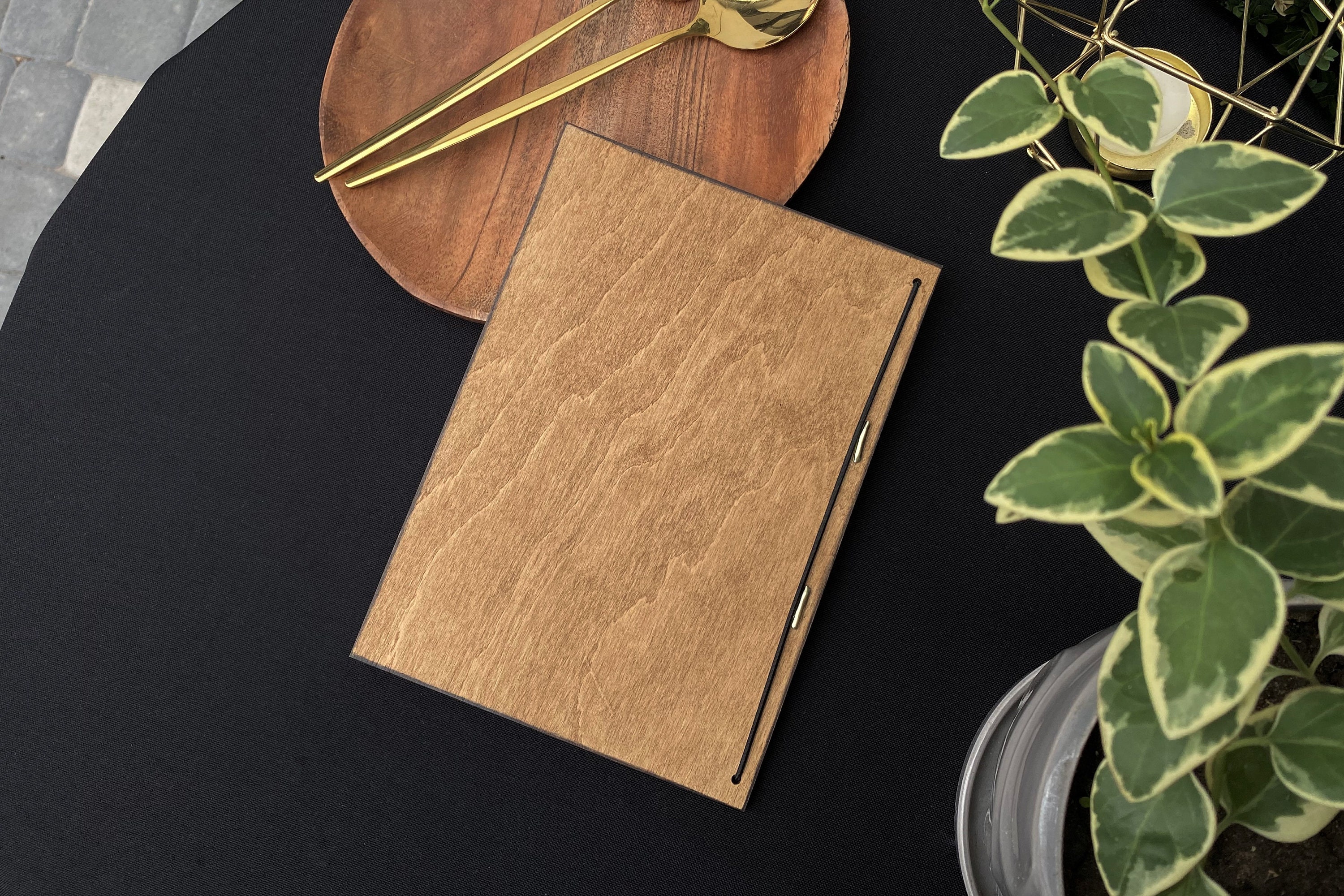 Embossed Leather Menu Cover: A5 Restaurant Menu Folder - Etsy UK