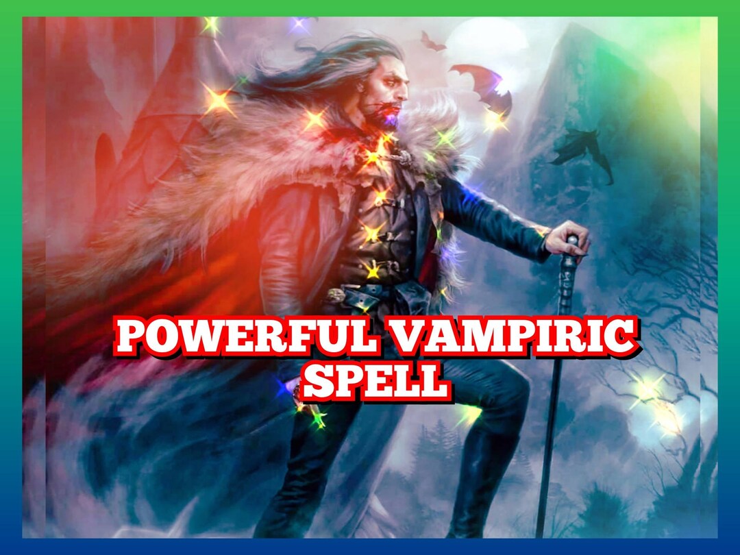 Powerful VAMPIRIC SPELL of Medieval Timesvampiresmagic - Etsy
