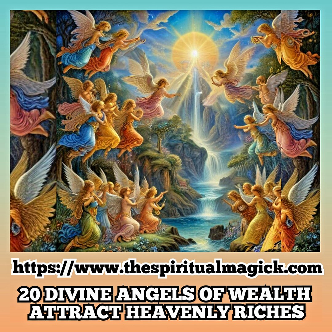 Divine Angels of Wealth Spirit Companion - Etsy