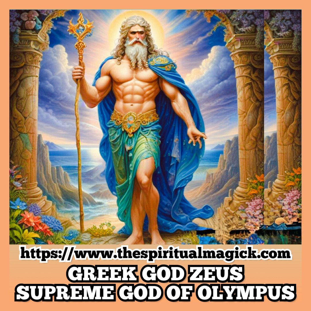 Spirit Companion: Powerful Greek God Zeus - Wealth & Power Amulet - Etsy