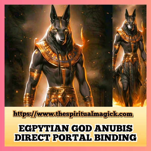 Anubis Spirit Companion - Etsy