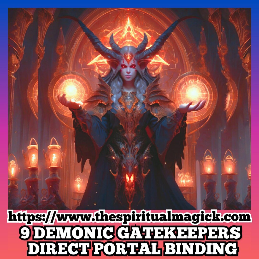 Powerful 9 Demonic Gatekeepers Spirit Companion Pact,demons,lucifer ...