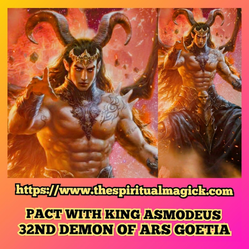 Pact With King Asmodeus Demon of Goetia, Psychic, Paranormal, Haunted ...