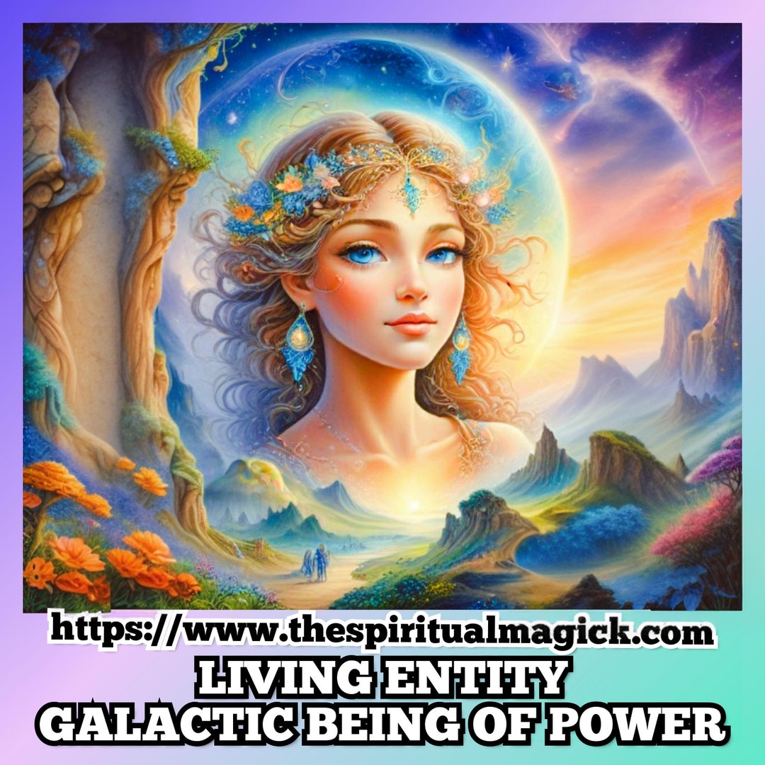 Living Galactic Entity Spirit Companion: Psychic Power Amulet - Etsy