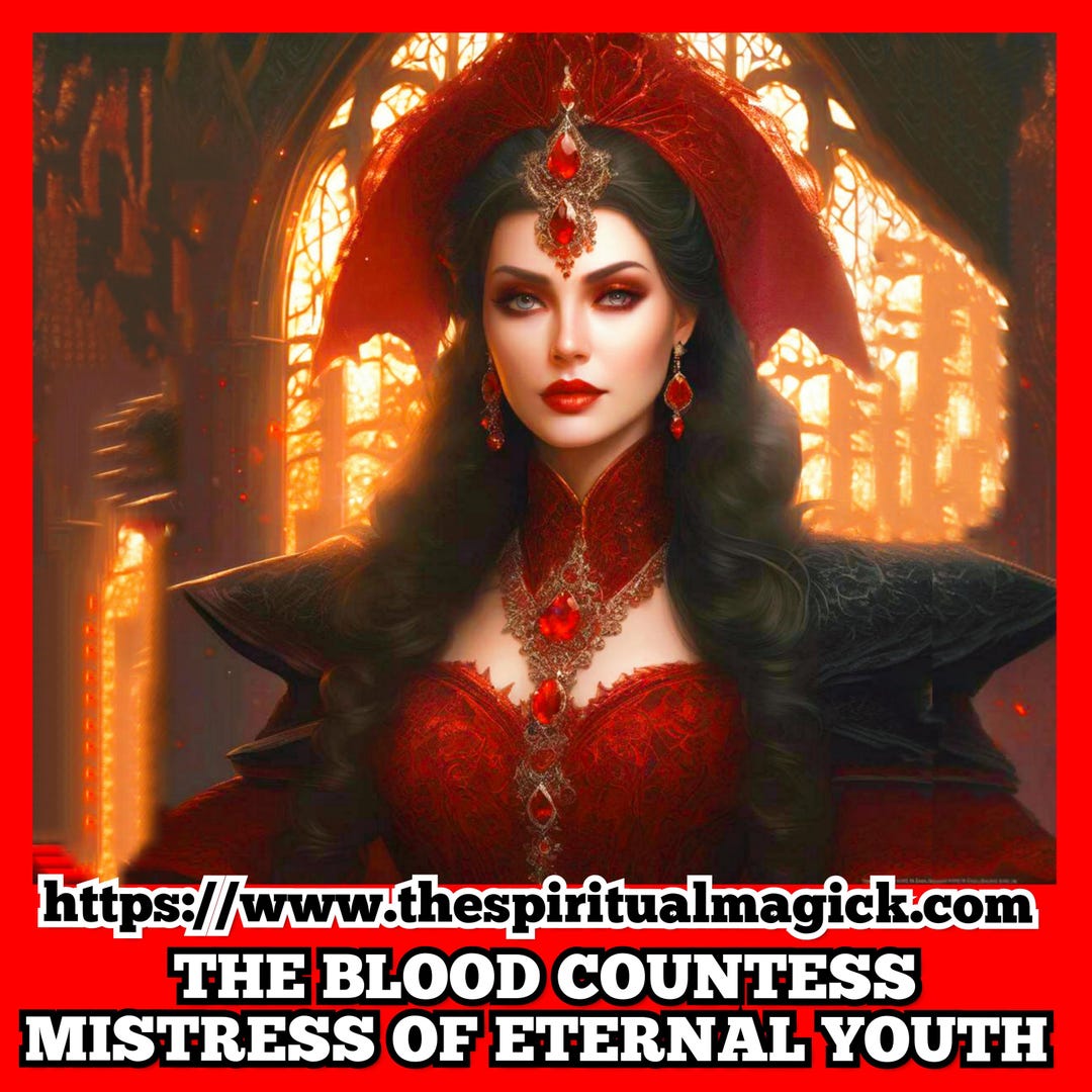 Blood Countess Spirit Companion Binding, Angel,vampires, Fairy, Dragon ...