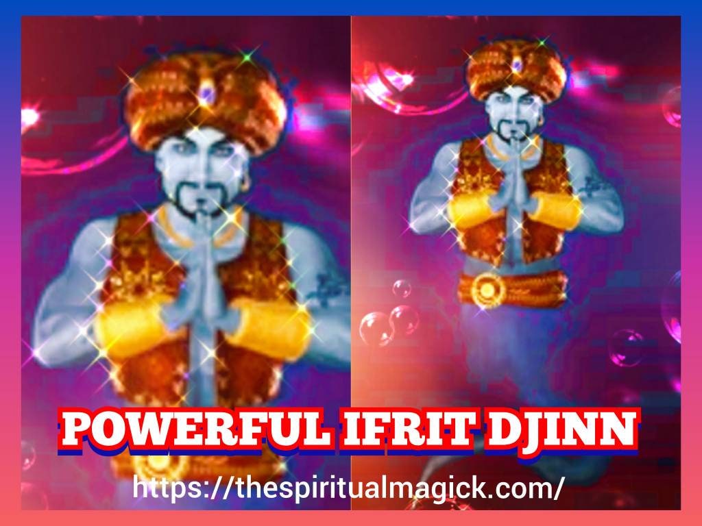 Spirit Companion Djinn Powerful Ifrit Djinn For Wishes Custom Conjure