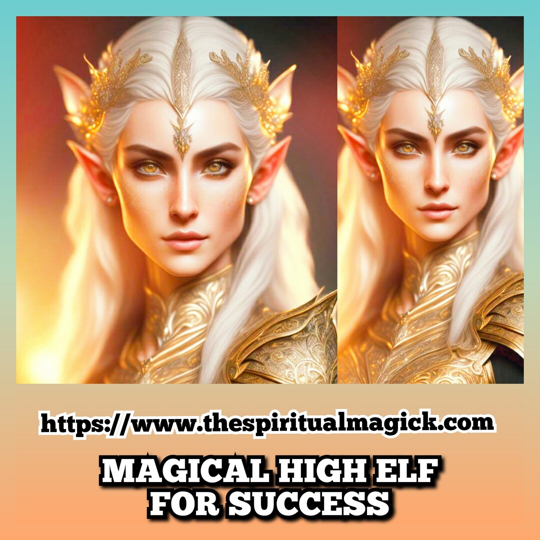 Spirit Companion: High Elf Drow - Powerful Astral Talisman - Etsy