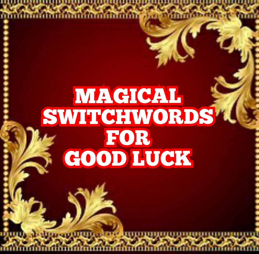Magical Key Switchwords for Good Luck - Etsy