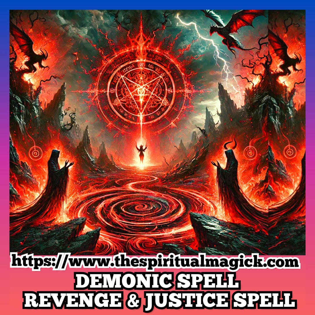 Demonic Revenge Spell: Powerful Protection Ritual - Etsy