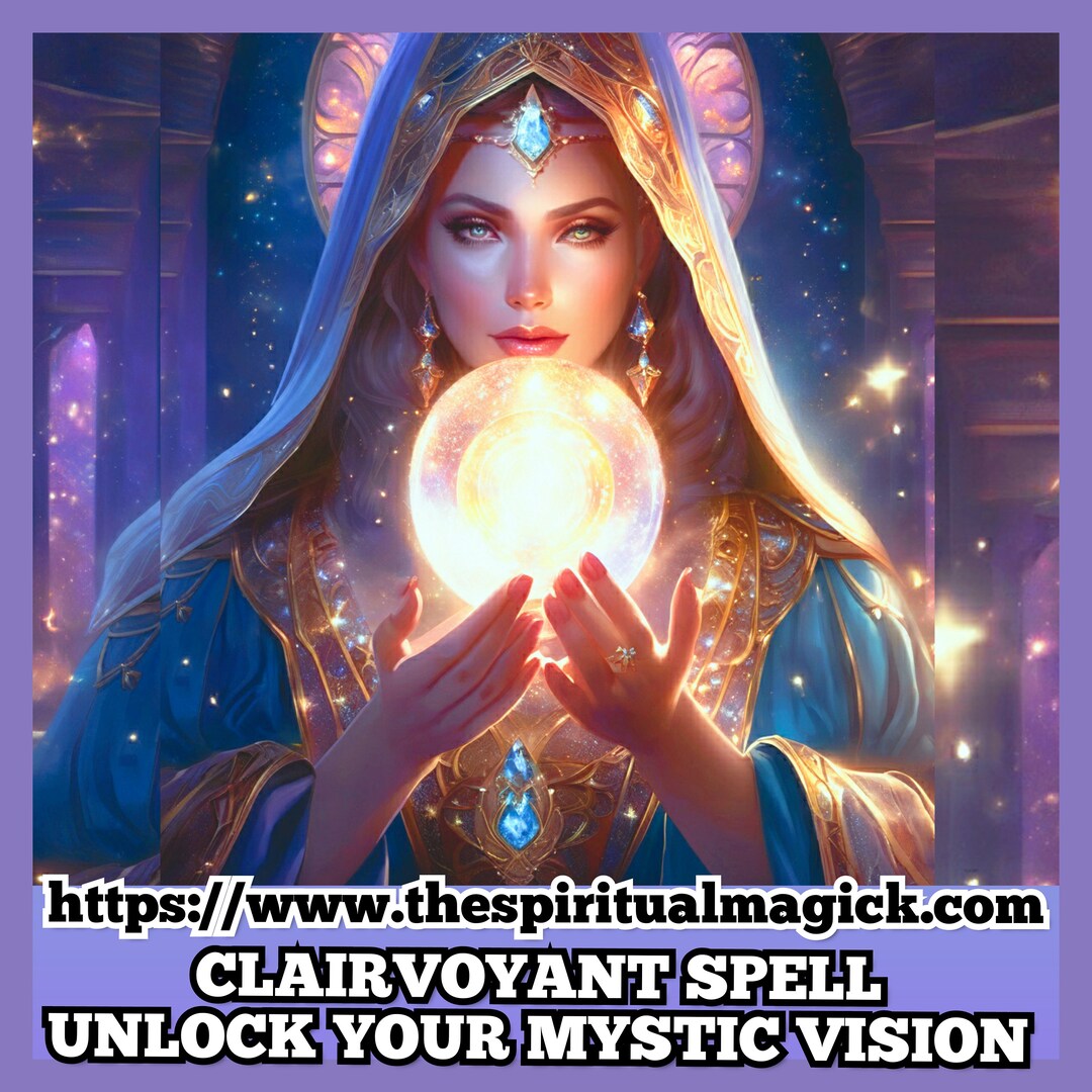 Clairvoyance Spell: Third Eye Vision, Psychic Ability - Etsy
