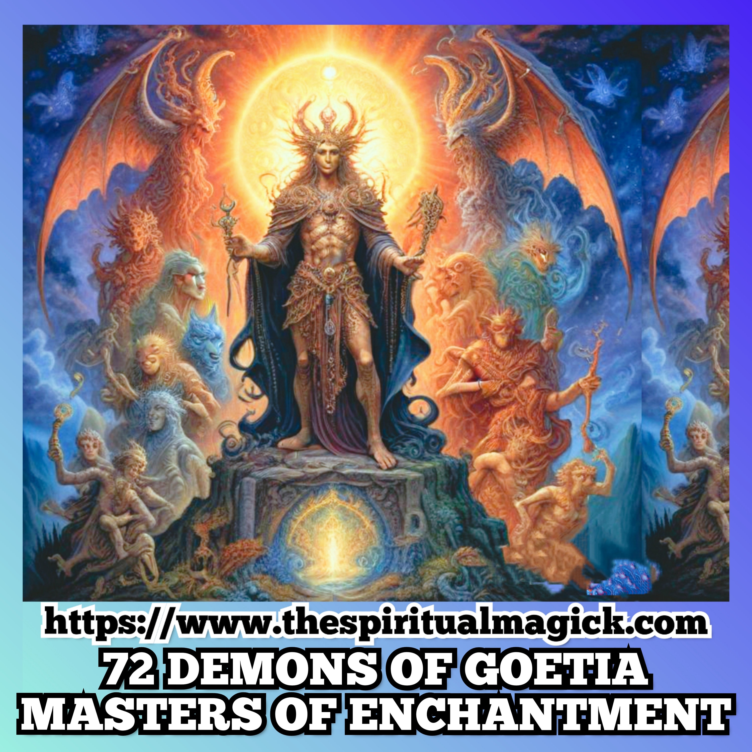 Powerful 72 Demons of Goetia, Spirit Companion Binding,occult,talisman ...