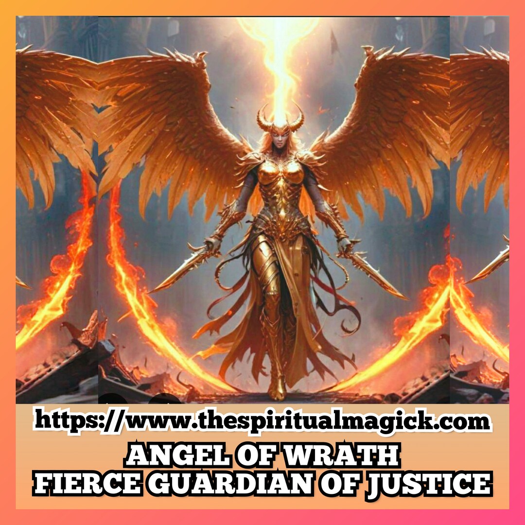 Angel of Wrath Spirit Companion Binding for Revenge, Retribution and ...