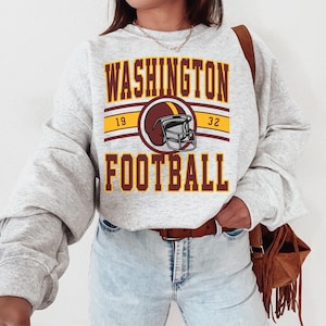 Vintage Washington Football Crewneck Sweatshirt / T-shirt, Retro ...