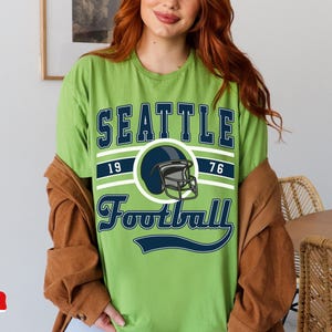 Seattle Football Crewneck, Seahawks Sweatshirt, Vintage Seattle ...
