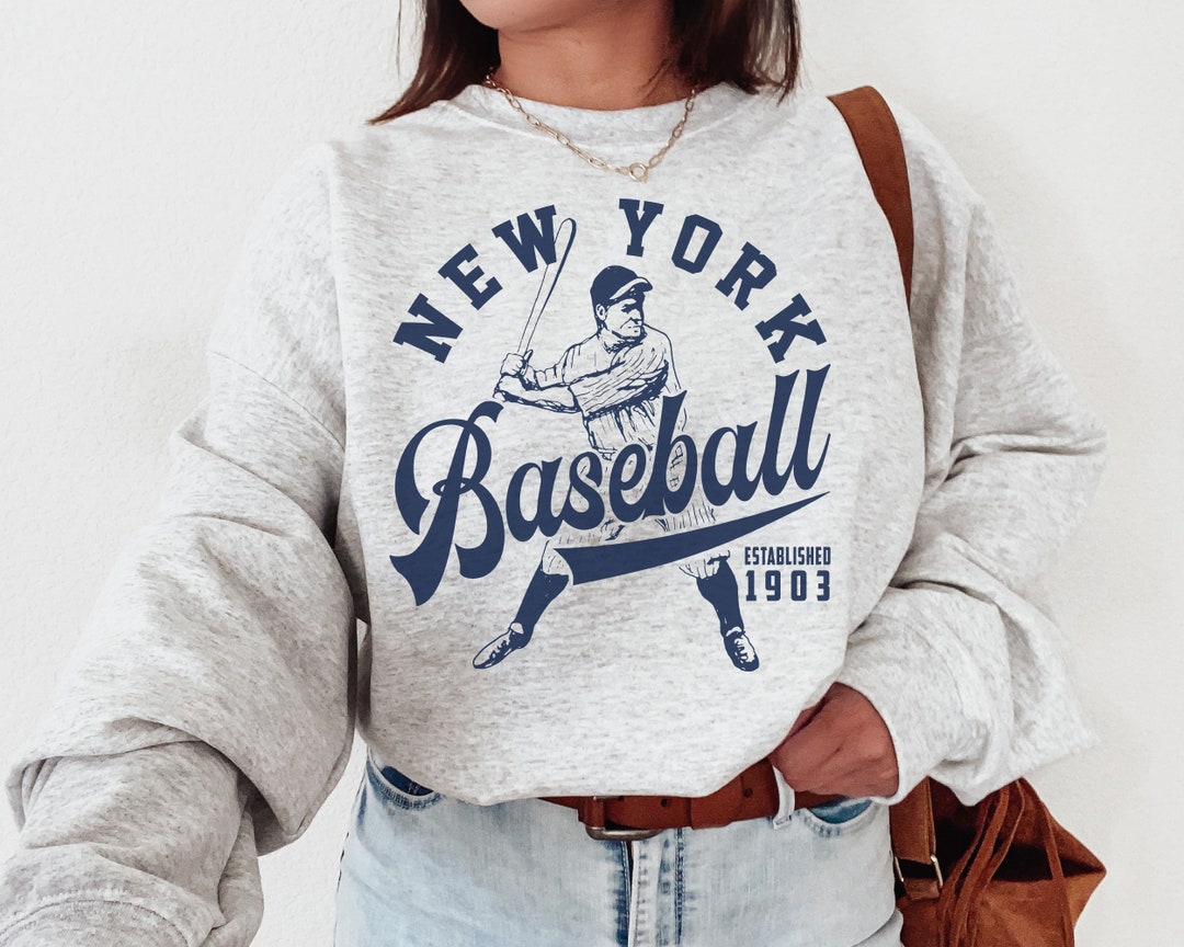 Vintage New York Yankee Crewneck Sweatshirt / T-shirt, Yankees EST 1903 ...