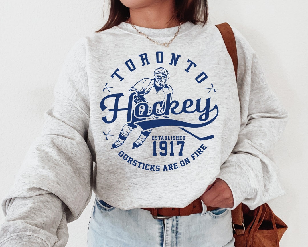 Vintage Toronto Maple Leaf Crewneck Sweatshirt T-shirt, Toronto EST ...