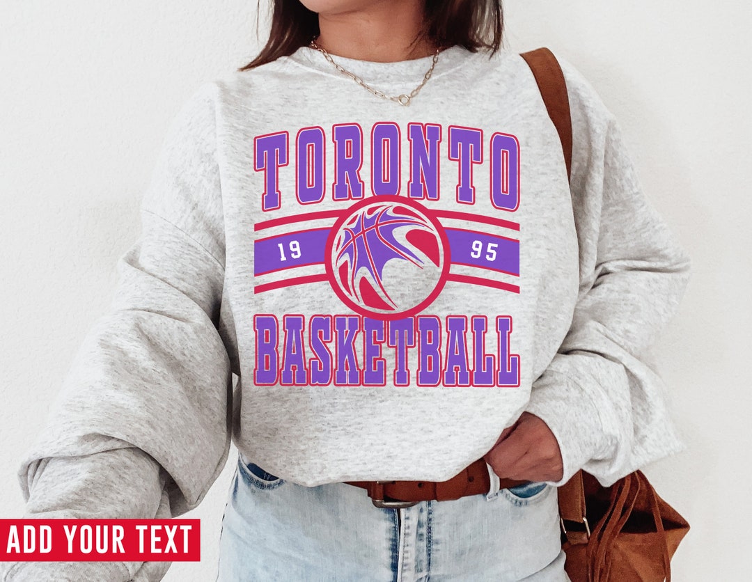 Vintage Toronto Basketball Sweatshirt \ T-shirt, Toronto Raptor Sweater ...