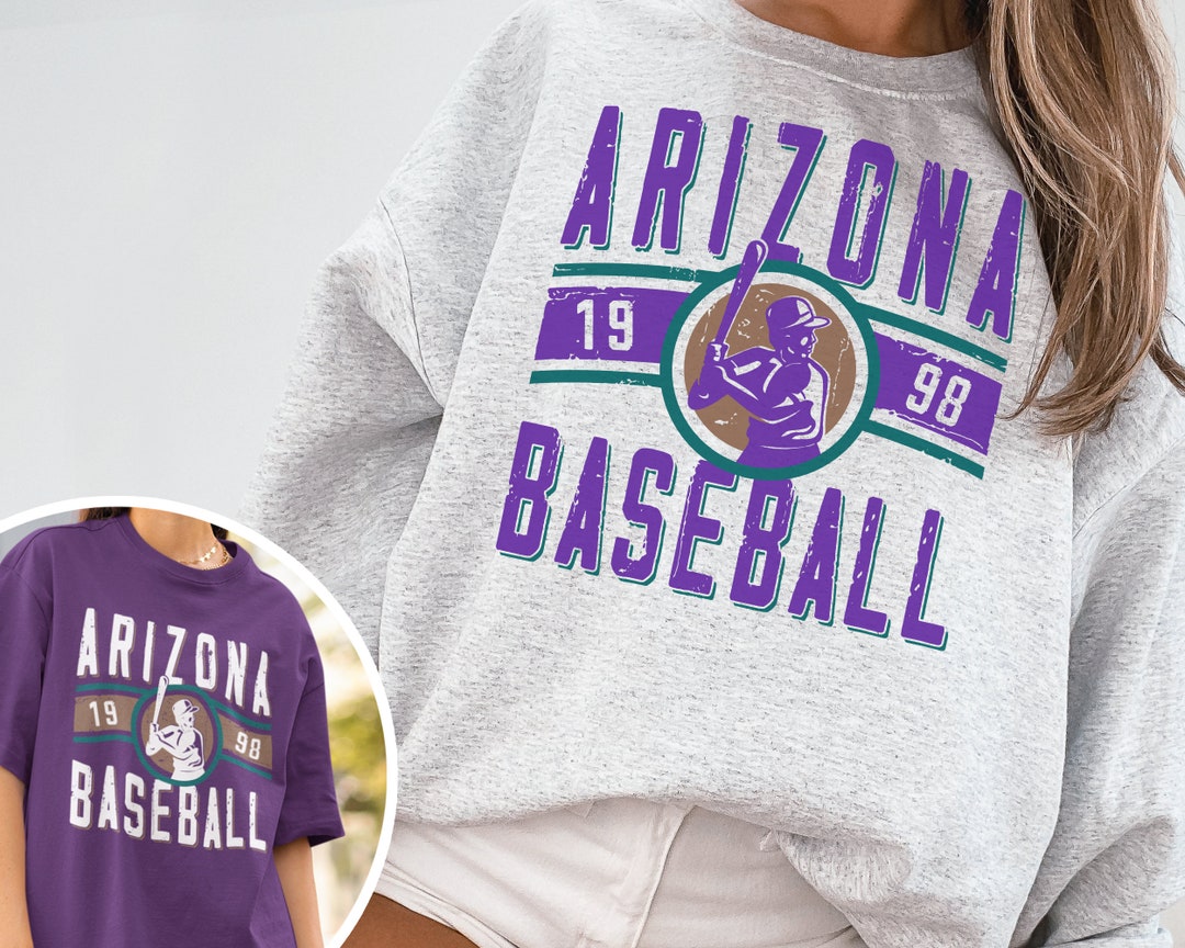 Vintage Arizona Diamondback Crewneck Sweatshirt / Tshirt, Arizona Game ...