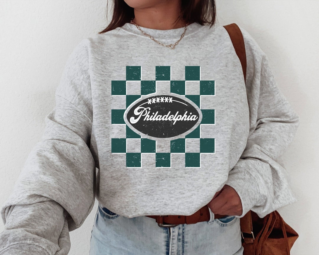 Eagle Sweatshirt, Retro Philadelphia Football Crewneck Sweatshirt / T ...