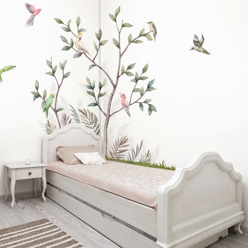 Australian Birds on the Tree Wall Decals - Etsy Australia