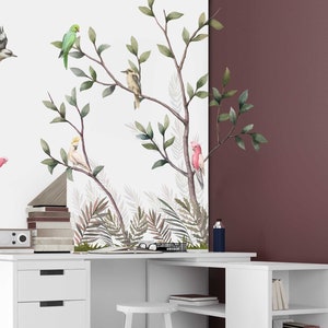 Australian Birds on the Tree Wall Decals - Etsy Australia