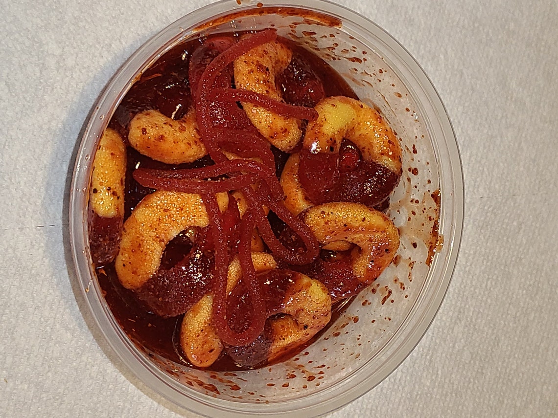 Chamoy & Tajin Peach Rings - Etsy