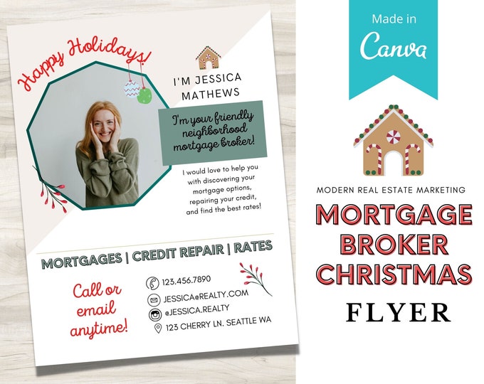 Mortgage Broker Flyer Loan Officer Flyer Mortgage Broker Marketing Loan ...