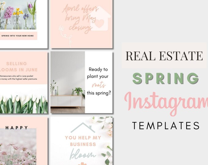 14 Spring Real Estate Posts, Realtor Spring Instagram Posts, Real ...