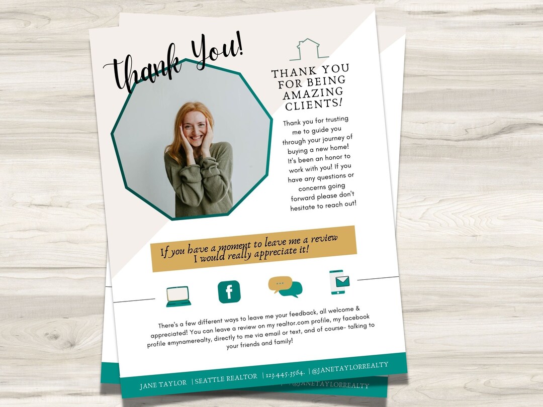 Review Request Real Estate Review Request Client Review Template ...