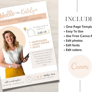 Mortgage Broker Flyer Loan Officer Flyer Mortgage Broker Marketing Loan ...