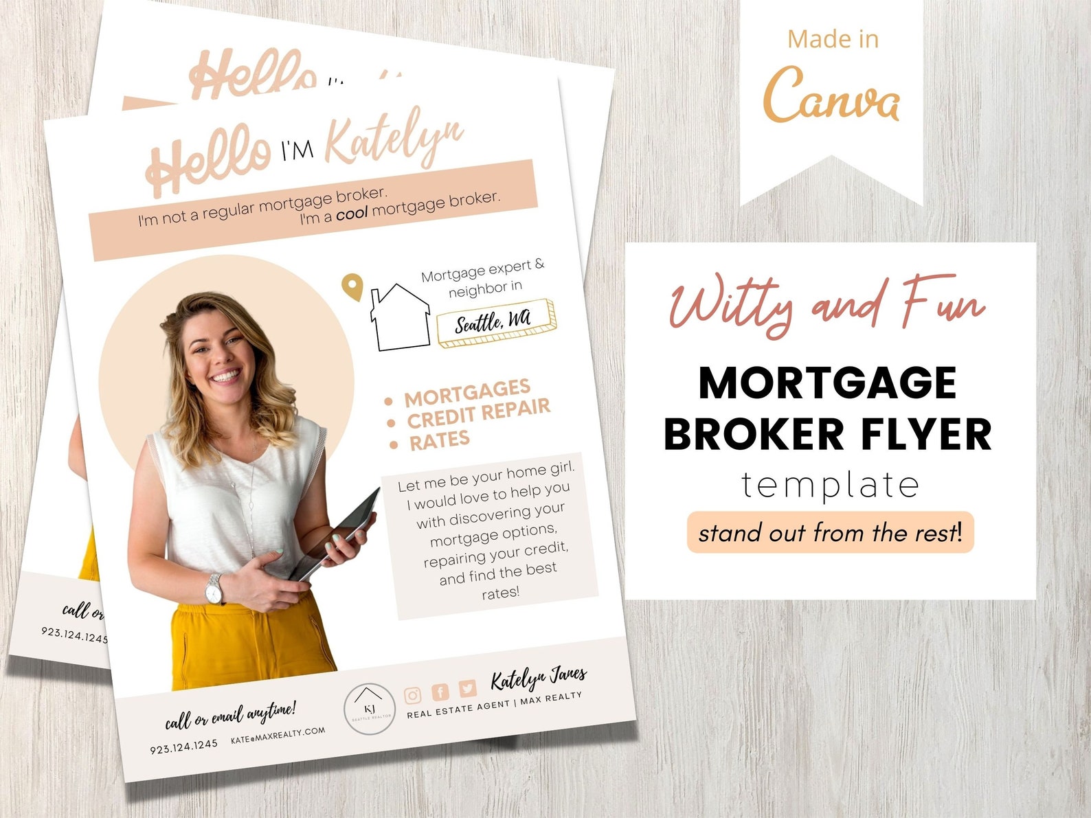 Mortgage Broker Flyer Loan Officer Flyer Mortgage Broker - Etsy