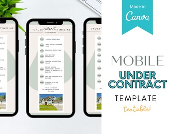 Under Contract Checklist for Realtors Real Estate Template - Etsy