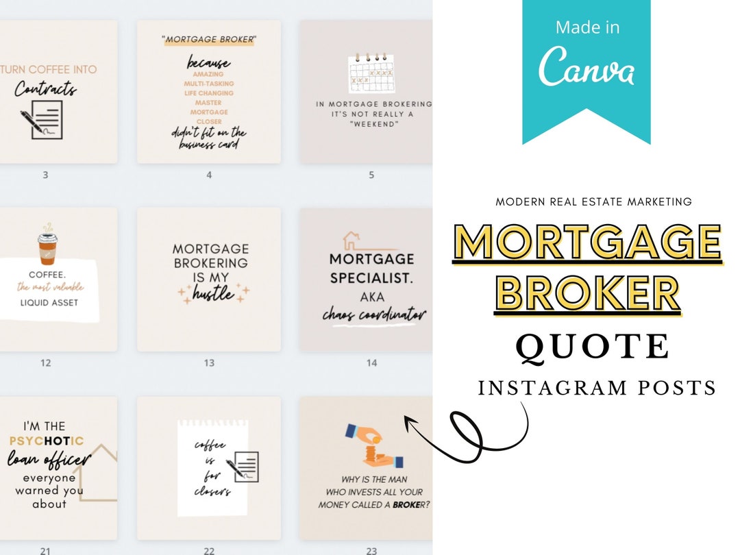 Mortgage Broker Posts Loan Officer Instagram Templates Real Estate ...